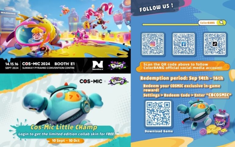 Color BANG เปิดตัวสุดอลังที่ Cos-Mic Expo มาเลเซีย พร้อมบุกตลาด SEA