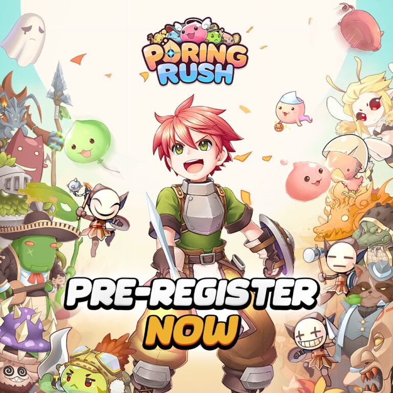 Poring Rush เกมใหม่จากไอพี RO เปิดลงทะเบียนล่วงหน้า