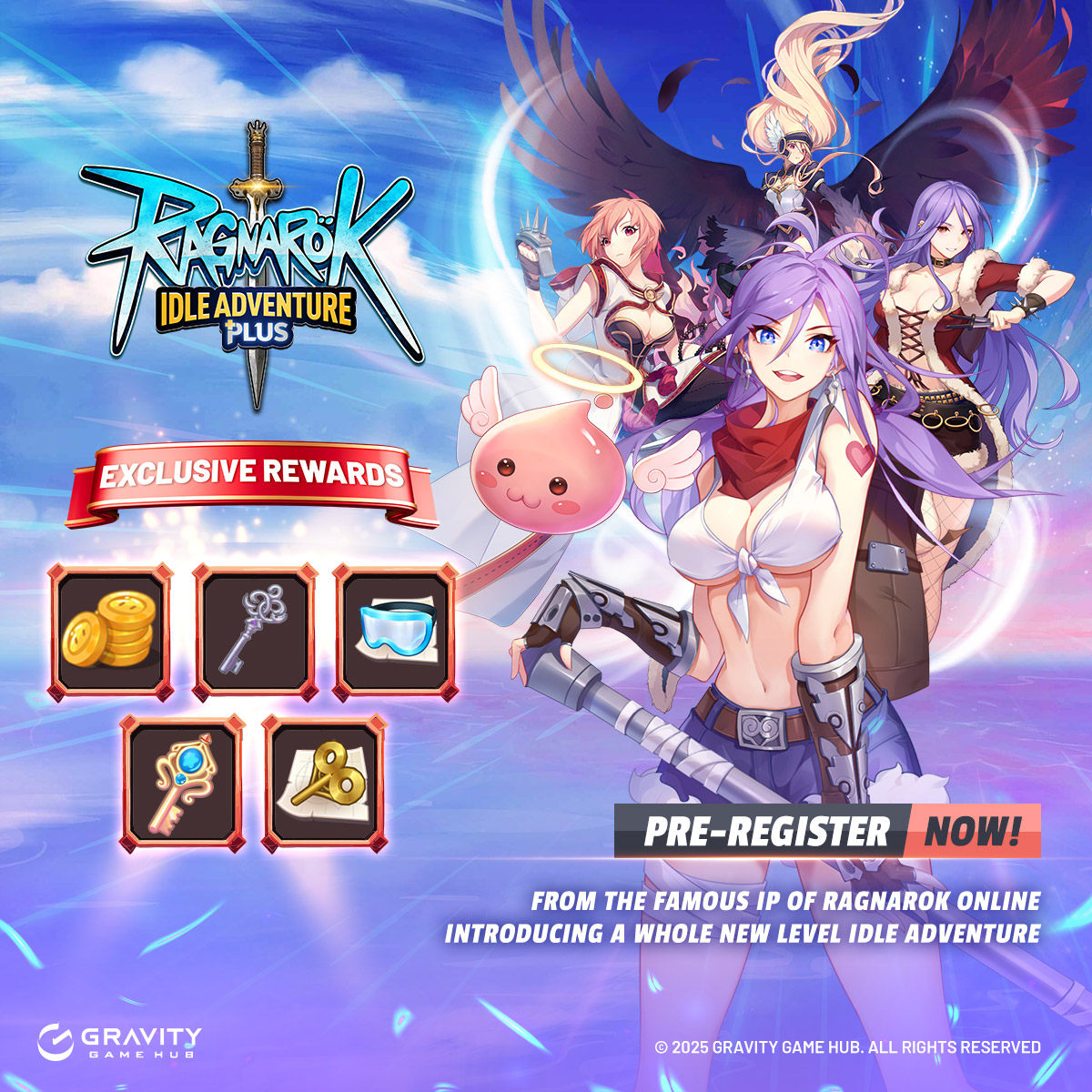 ไปกันต่อ Ragnarok Idle Adventure Plus เริ่มผจญภัยสิ้นเดือน