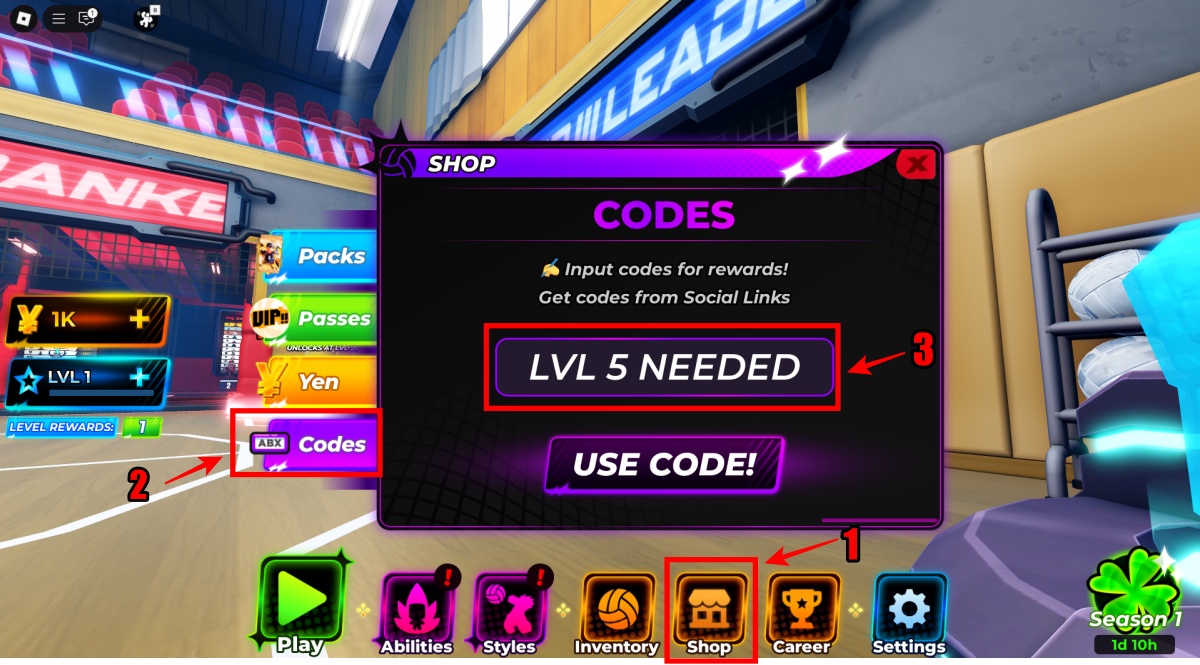 แจกโค้ดแมพ Volleyball Legends ที่ยังเติมได้จริง ธ.ค. 2025