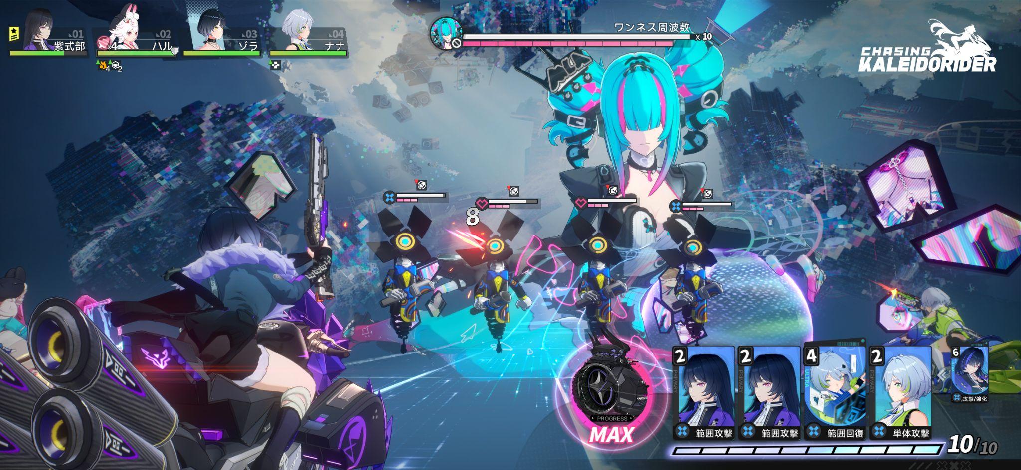 Chasing Kaleidorider เกมมือถือ 3D RPG อนิเมะโลกแห่งอนาคต