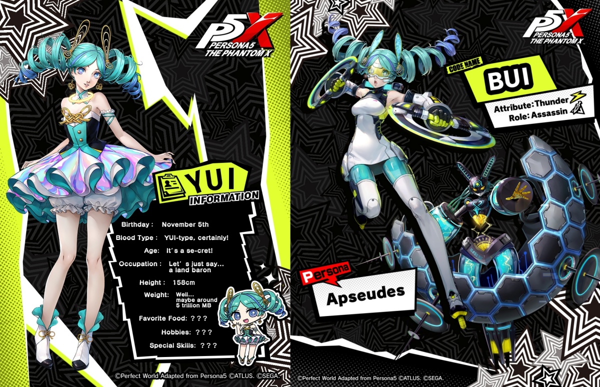 Persona 5: The Phantom X เวอร์ชัน 1.1 เสิร์ฟ 2 ตัวละครใหม่