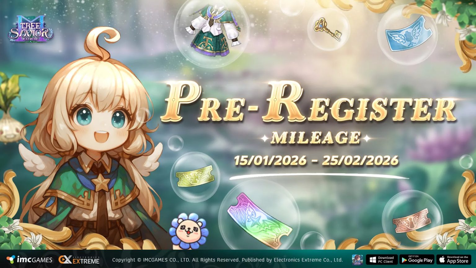 Tree of Savior M Extreme เปิดลงทะเบียนล่วงหน้าแล้ววันนี้